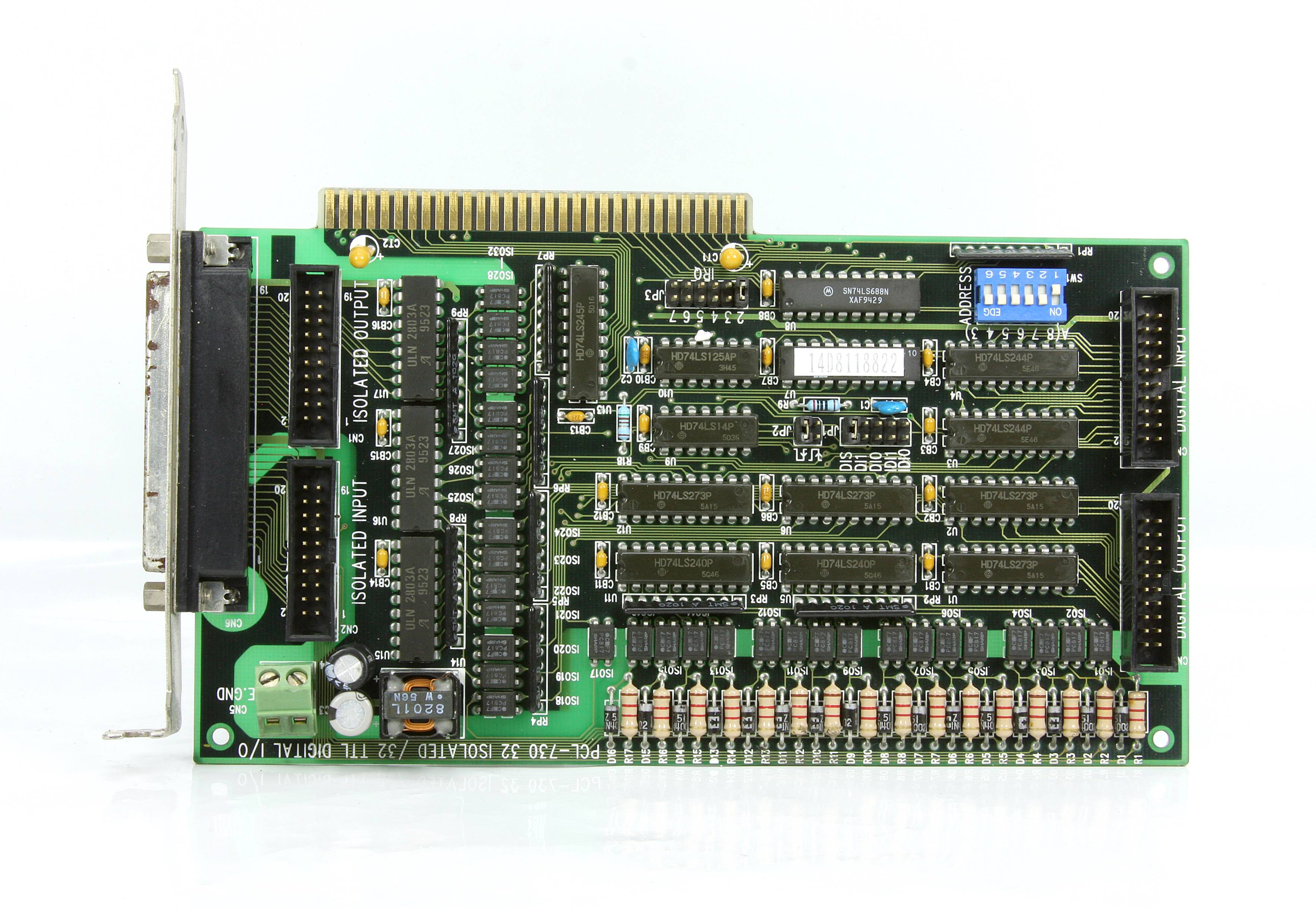 Advantech Circuit Board PCL-730 32 Isolated /32 TTL Digital I/O