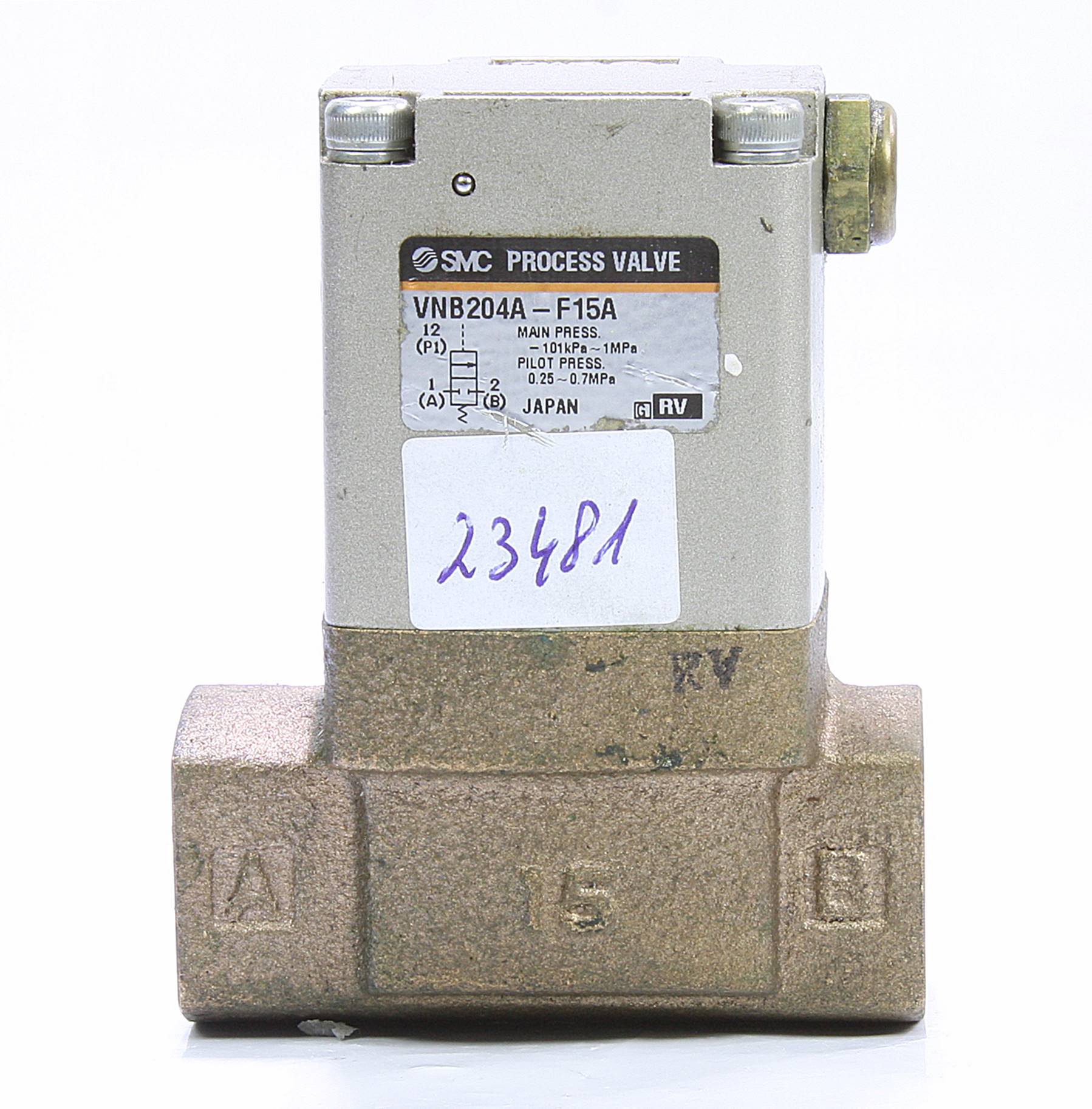 Smc VNB204A-F15A Process Valve