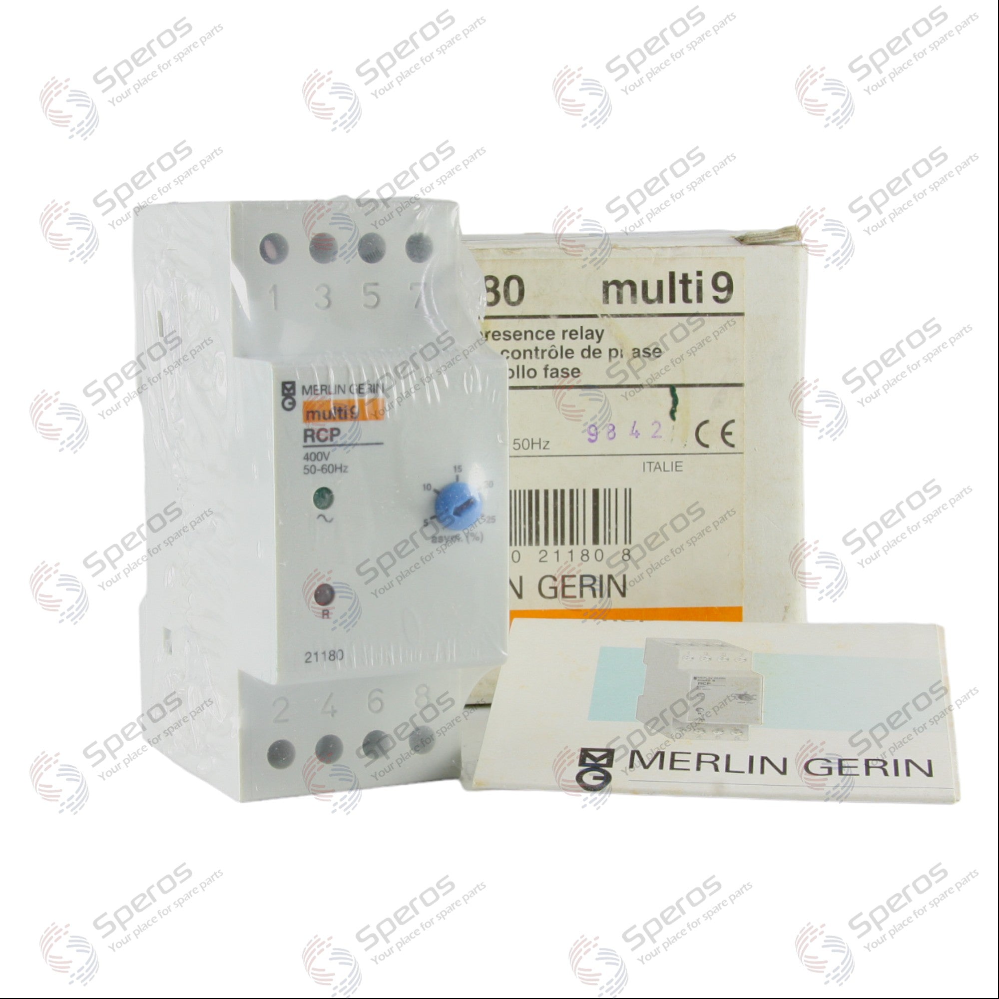 *New* Merlin Gerin Phase Presence Relay 21180 MULTI 9 RCP 400V