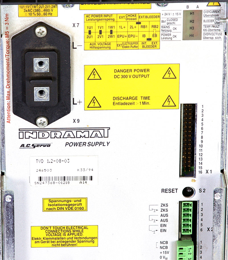 Indramat Power Supply TVD 1 2 08 03 indramat-power-supply-tvd-1-2-08-03