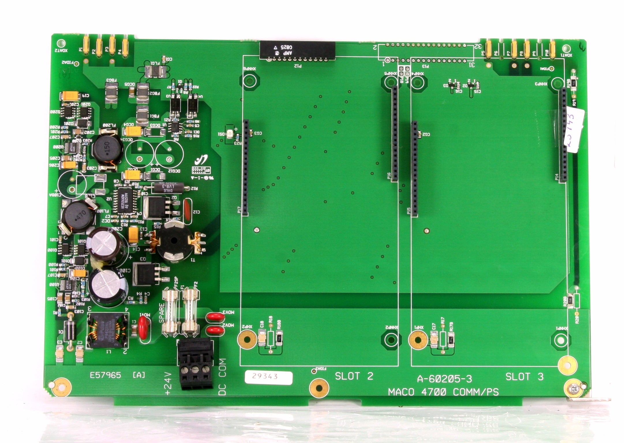 Barber Colman Communication Circuit Board A-60205-3 MACO 4700 COMM/PS