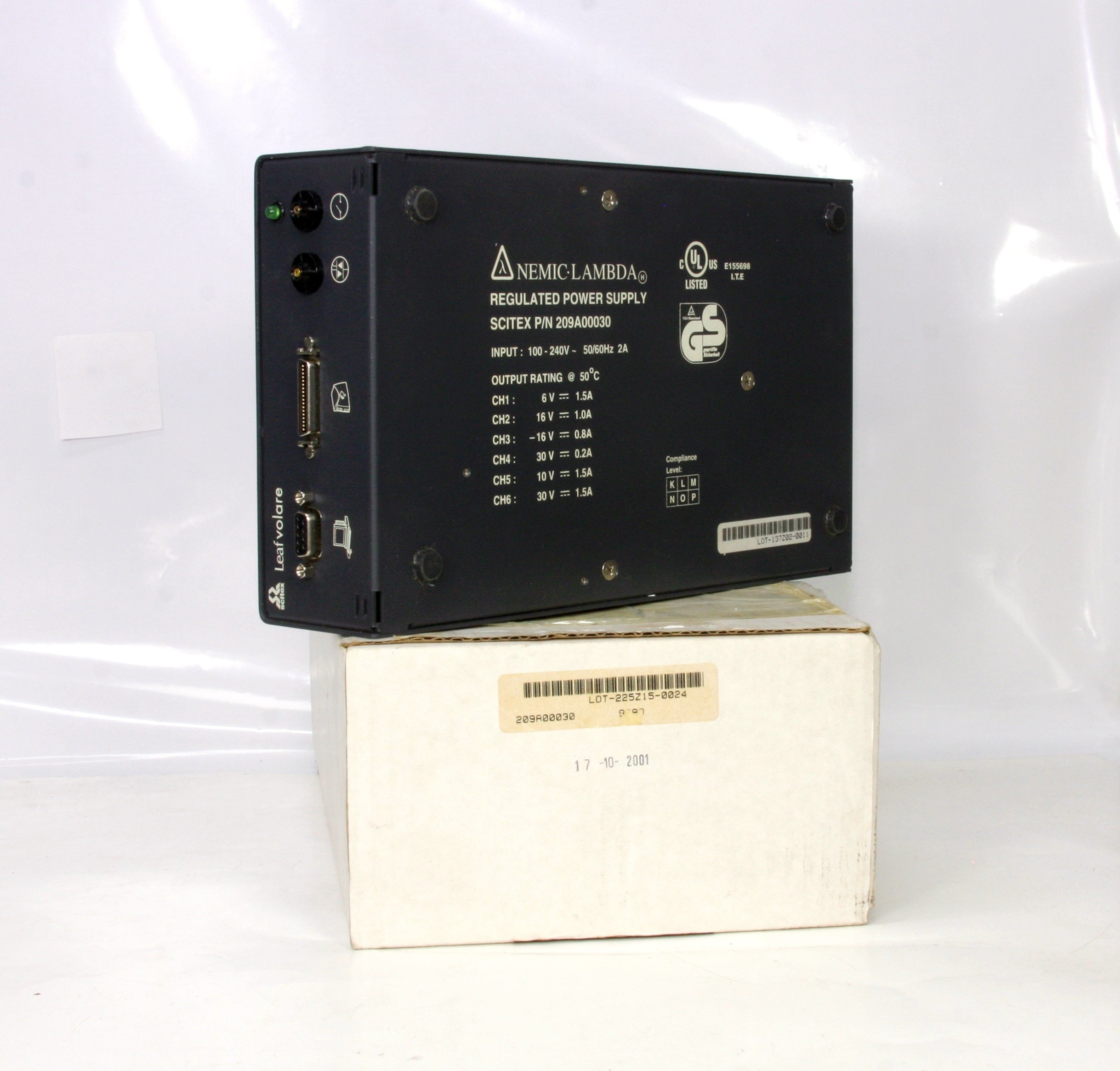 *New* Nemic Lambda Regulated Power Supply Leaf Volare Scitex 209A00030