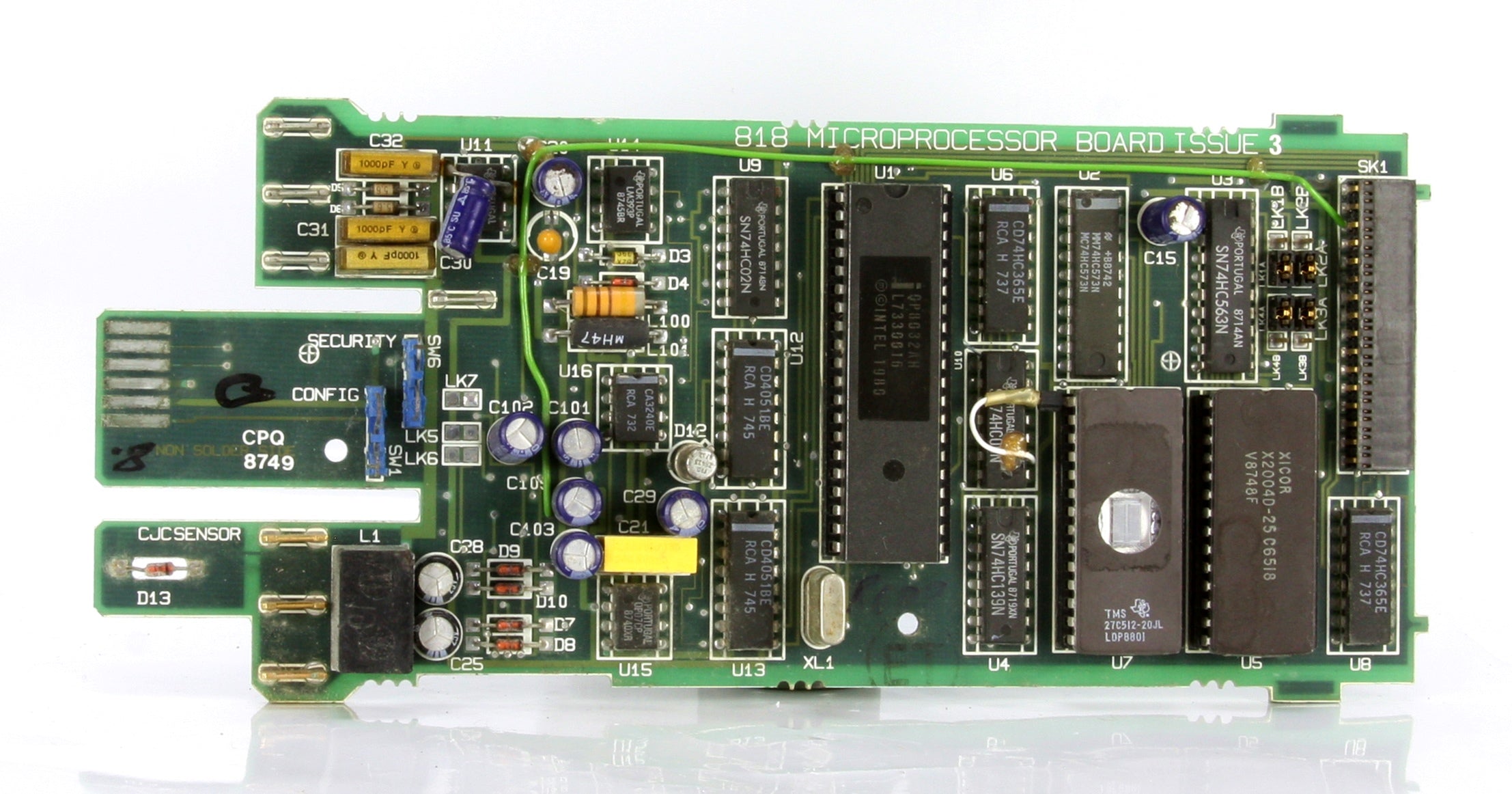 Eurotherm Microprocessor Board Issue 3 020989 818