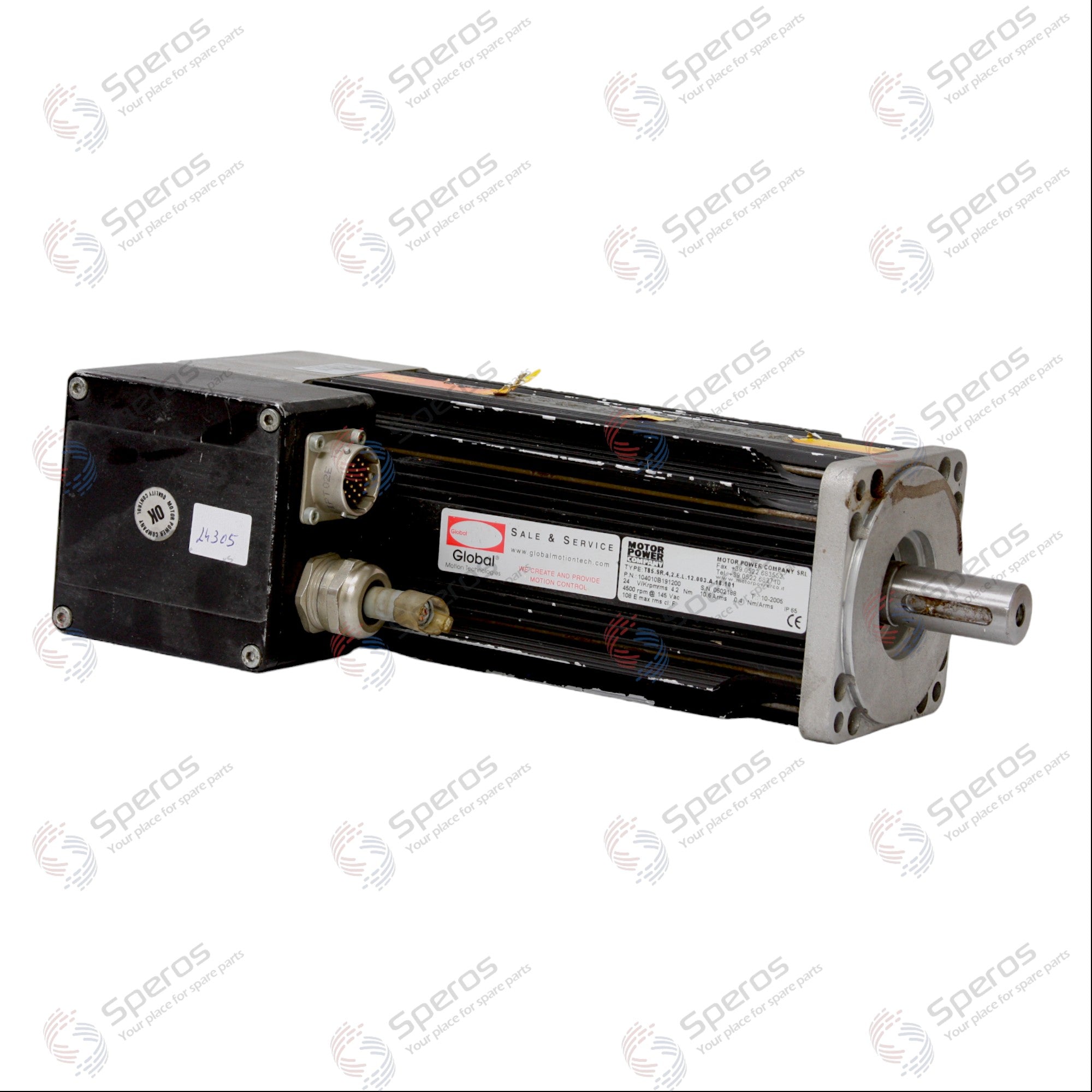 Motor Power Company Servo Motor T85.SR.4,2.E.L.12.003.A.18.101 4500 Rp