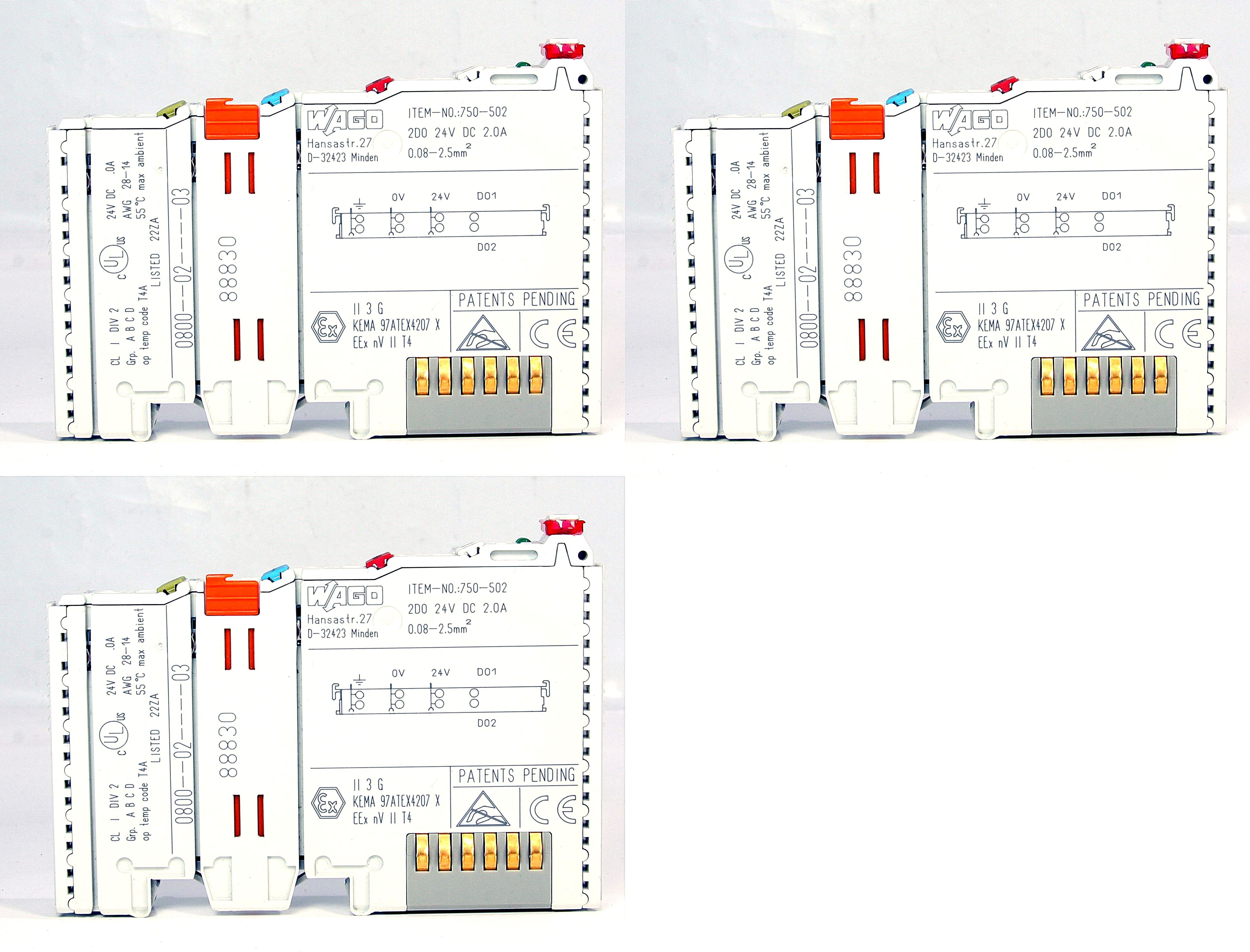 Wago Digital Output Module 2-Channel 750-502