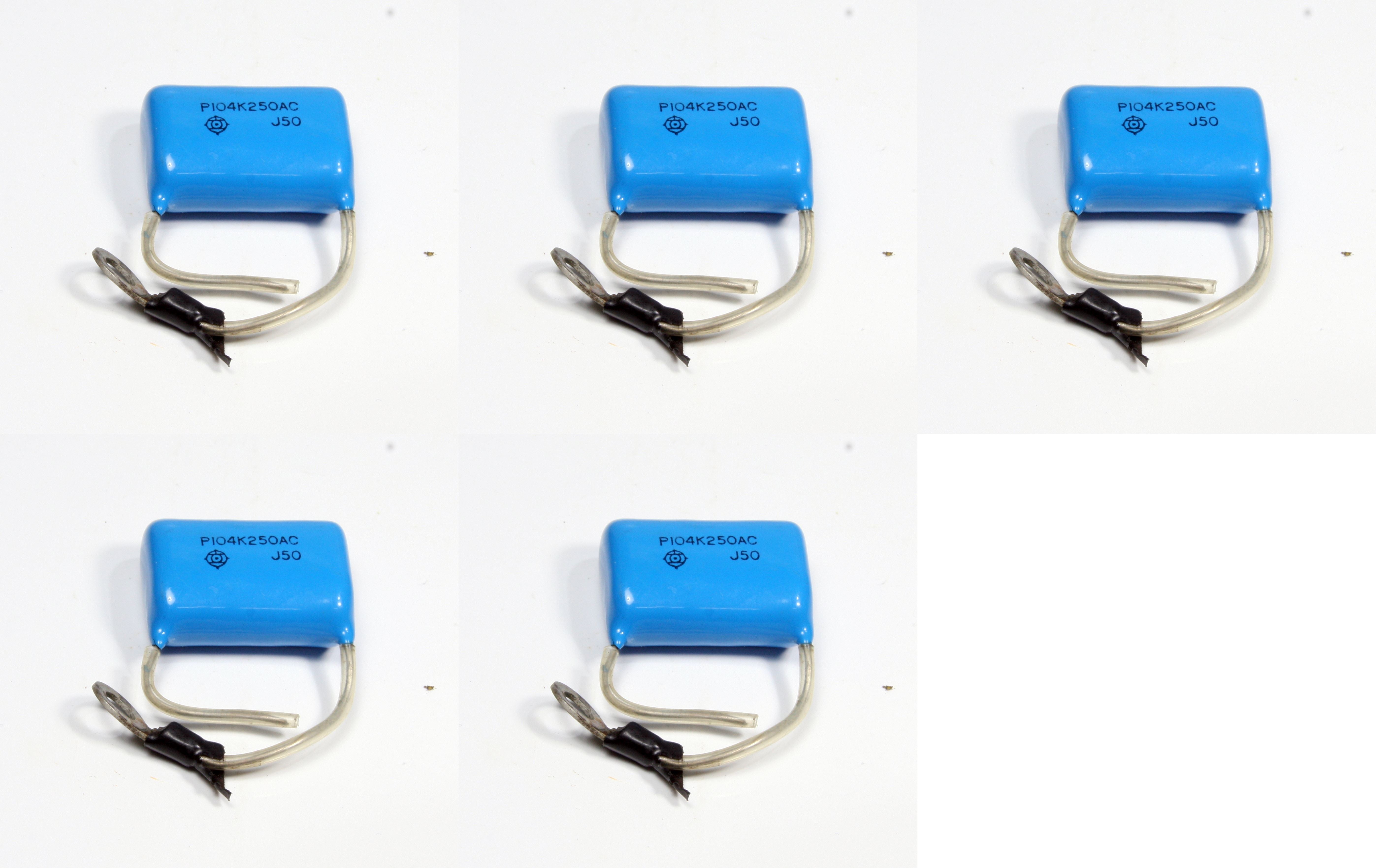 *5Pcs* Of Nisshin Resistor P104K250AC J50