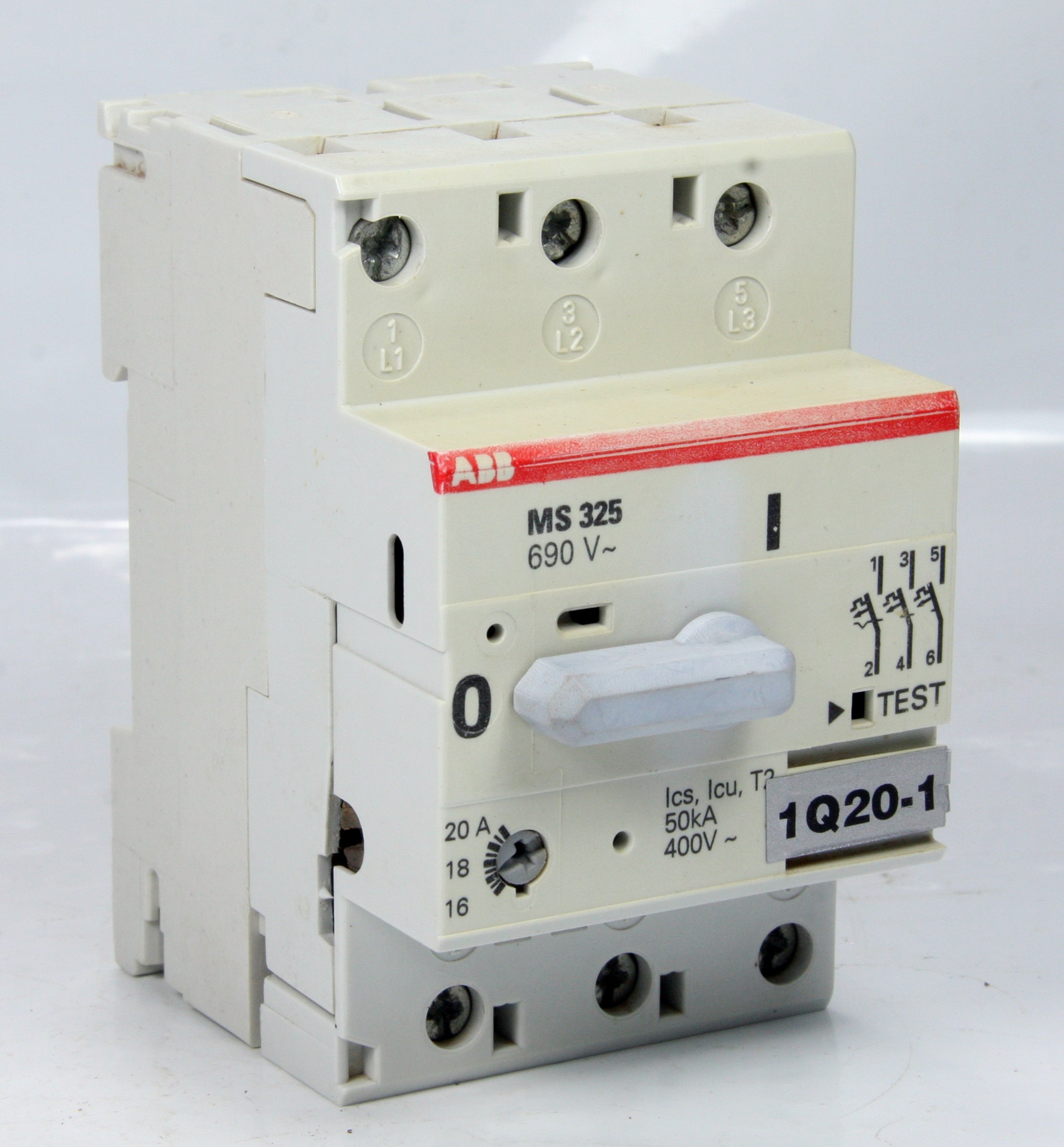 Abb Motor Starter MS 325 MS325 3 Pole 16 -20A
