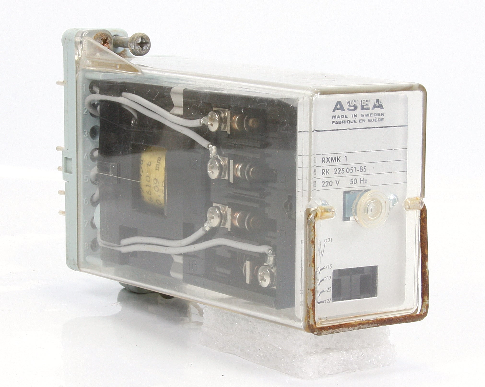 Asea Combiflex Relay RXMK1 RK 225051-BS Coil: 220V 50Hz