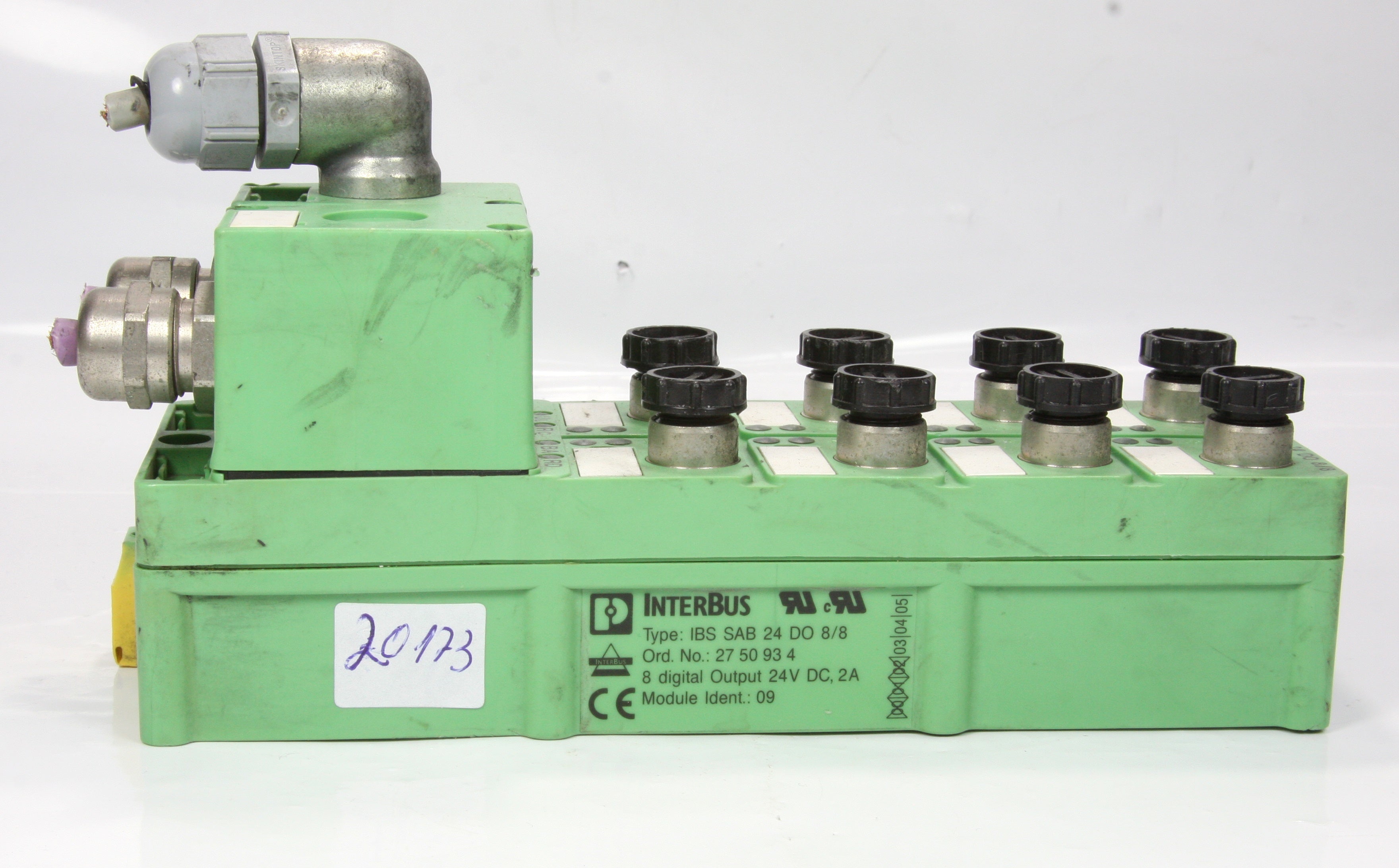 Phoenix Interbus 8-Channel Contact Modul IBS SAB 24 DO 8/8 24 V DC