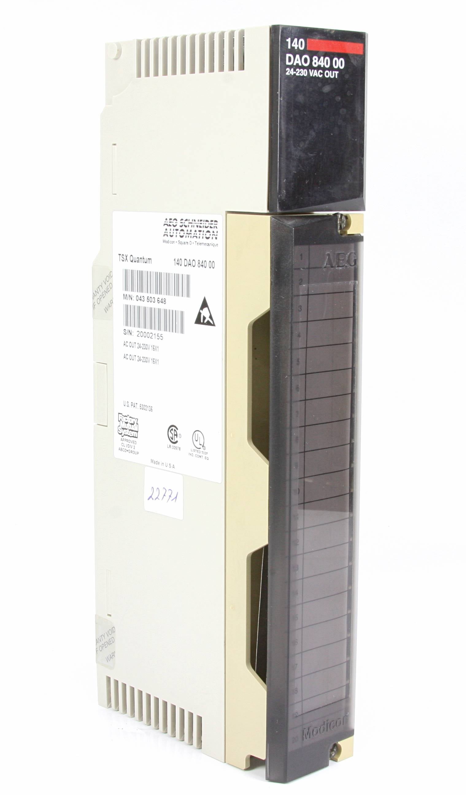 Aeg Schneider Automation 140 DAO84000