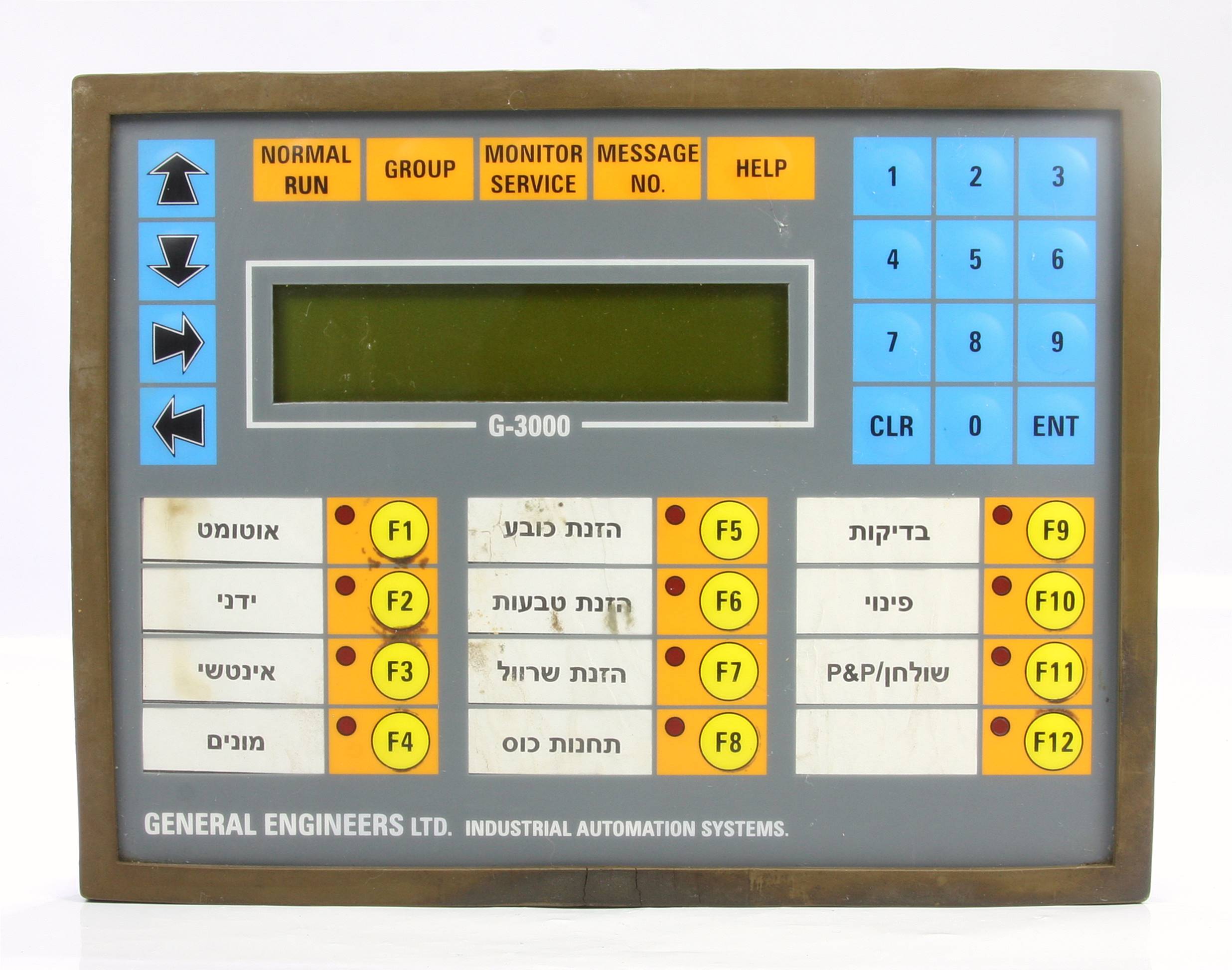 General Engineers Hmi Data Panel G-3000